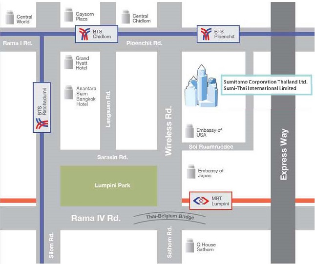 Office Locations | Sumitomo Corporation Thailand Ltd.